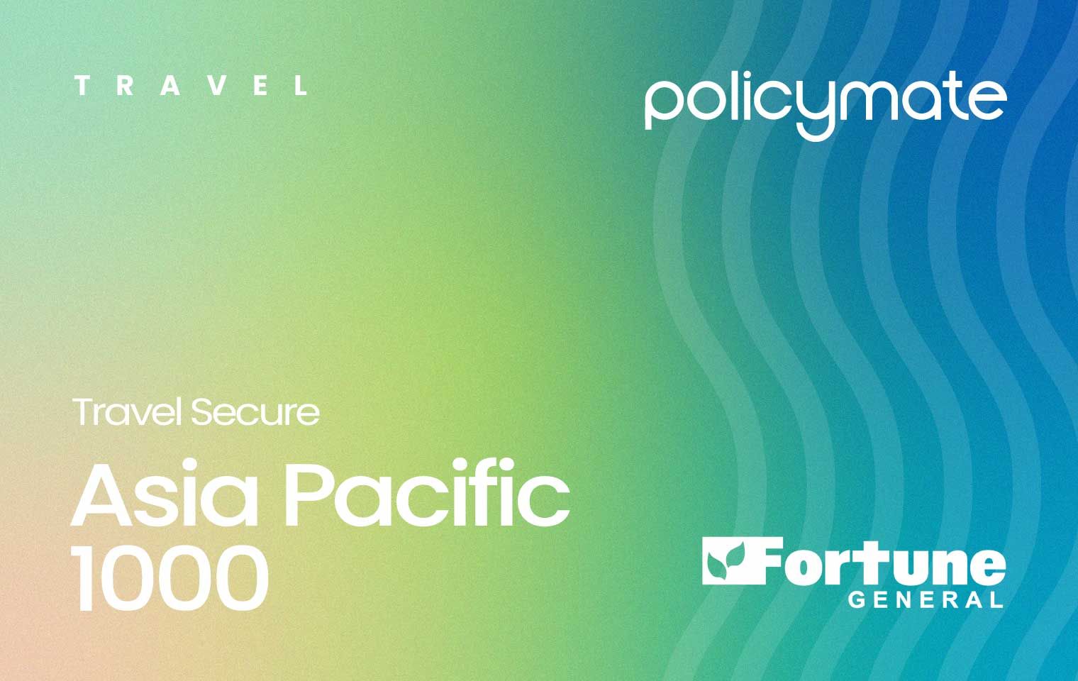 Travel Secure Asia Pacific 1000 with Life - Travel Insurance