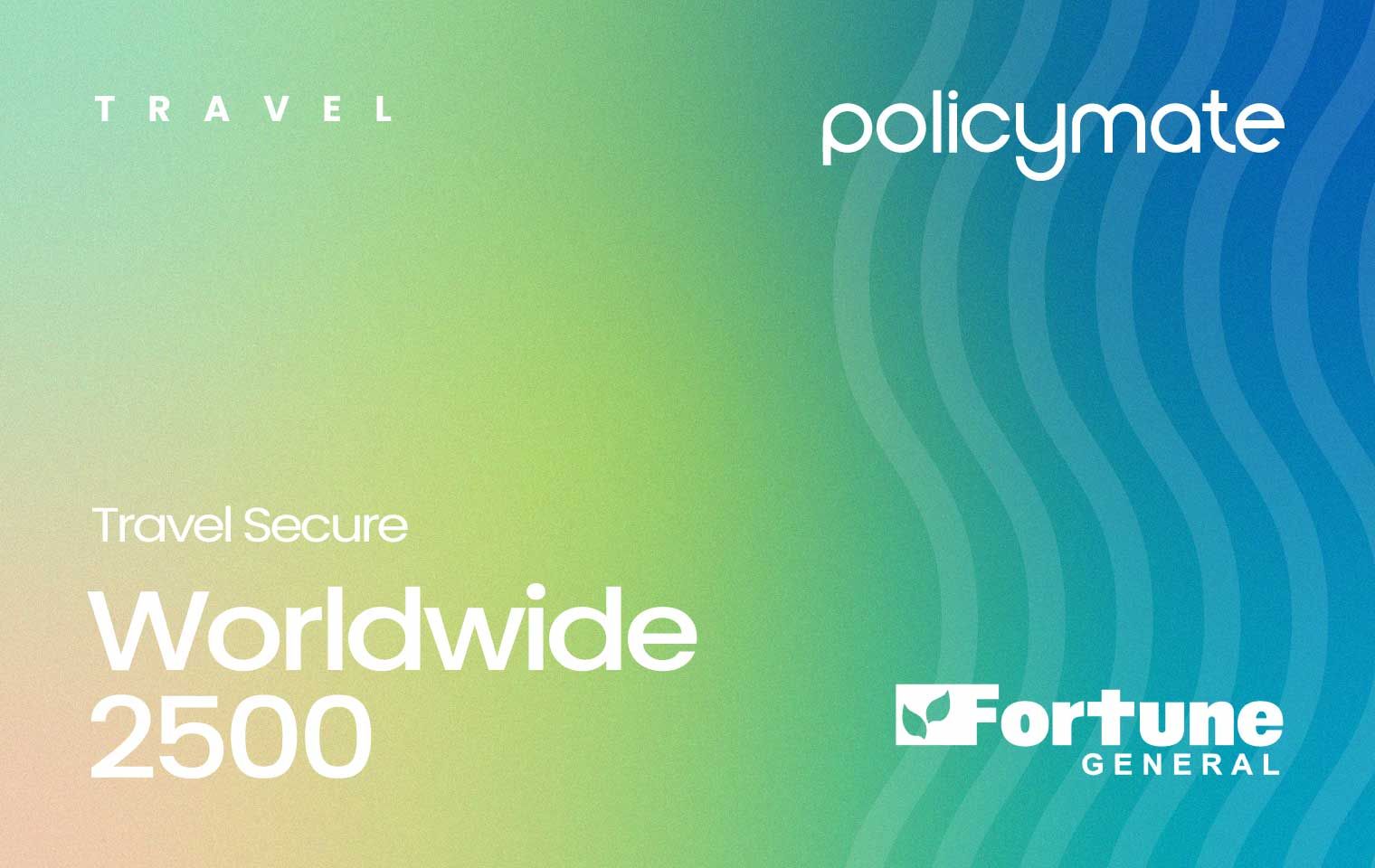 Travel Secure Worldwide 2500 with Life Insurance